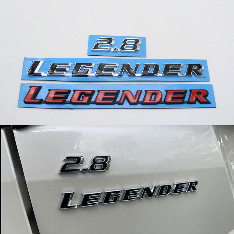 For Toyota Fortuner Legender 2.8 Emblem Badge Car Rear Trunk Decal Logo ...