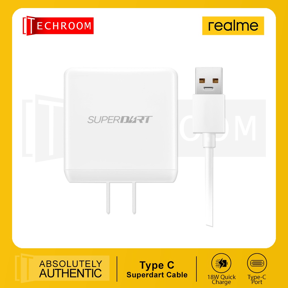 Realme Type C Superdart Adapter w/ Cable | Universal | 100cm Cable ...