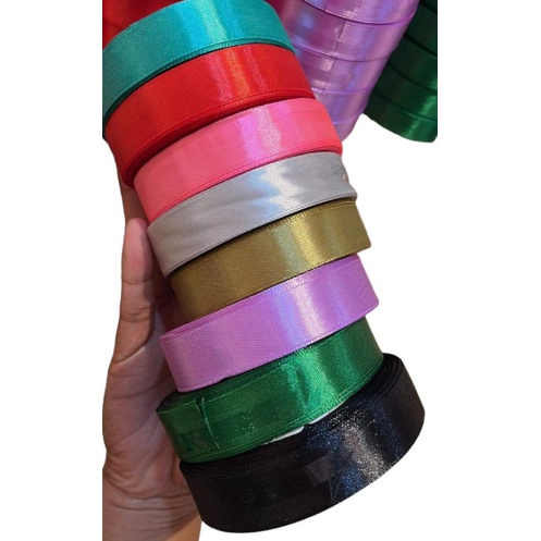 Ribbon 2cm and 1cm| 25 per yards/roll | Shopee Philippines