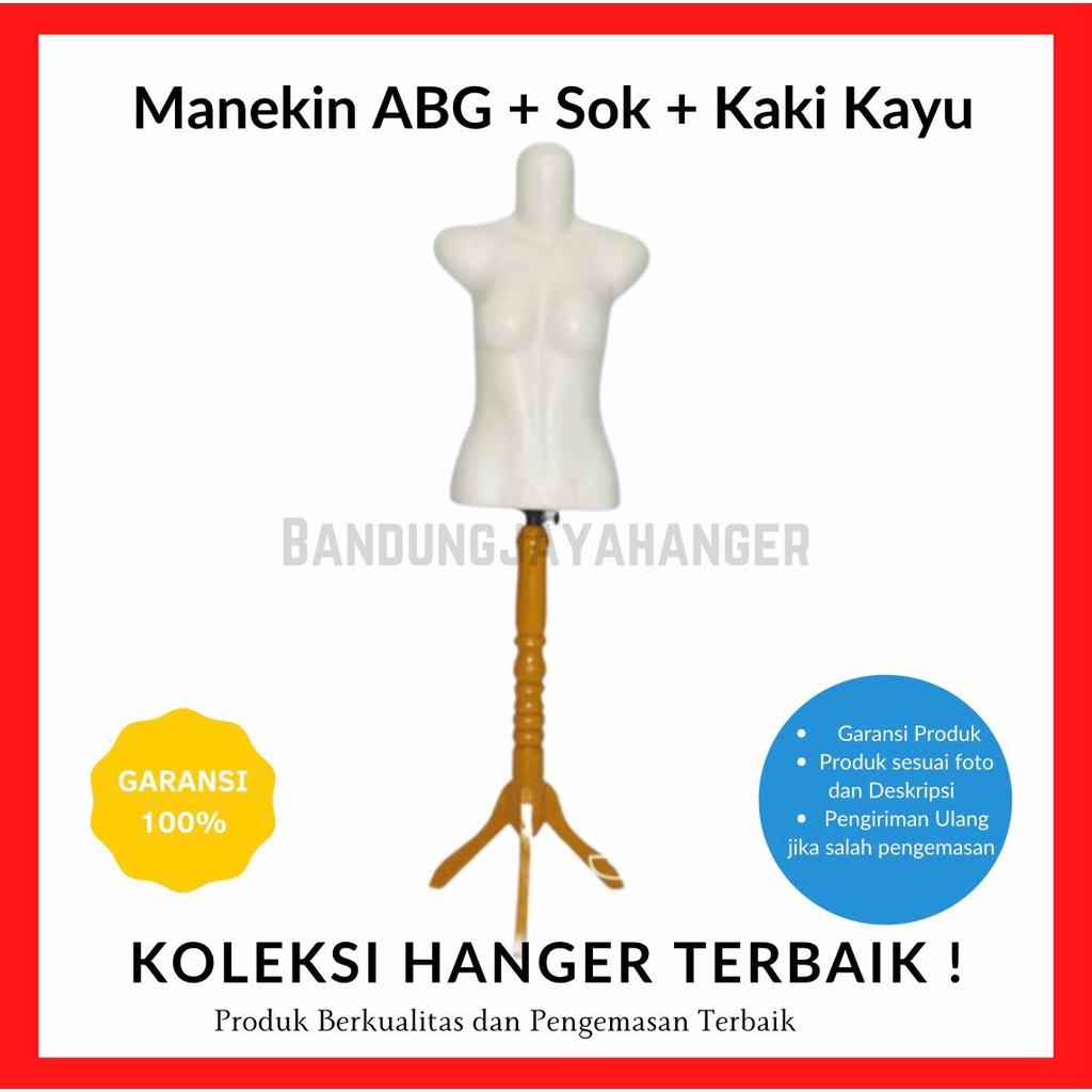 MANEKIN ABG BUTEK STATUE / MANEKIN HALF A BODY BUTEK AND CLEAR | Shopee ...