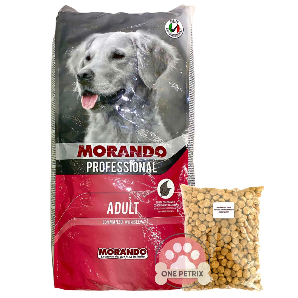 MORANDO ADULT DOG KIBBLES WITH BEEF 1KG | Shopee Philippines
