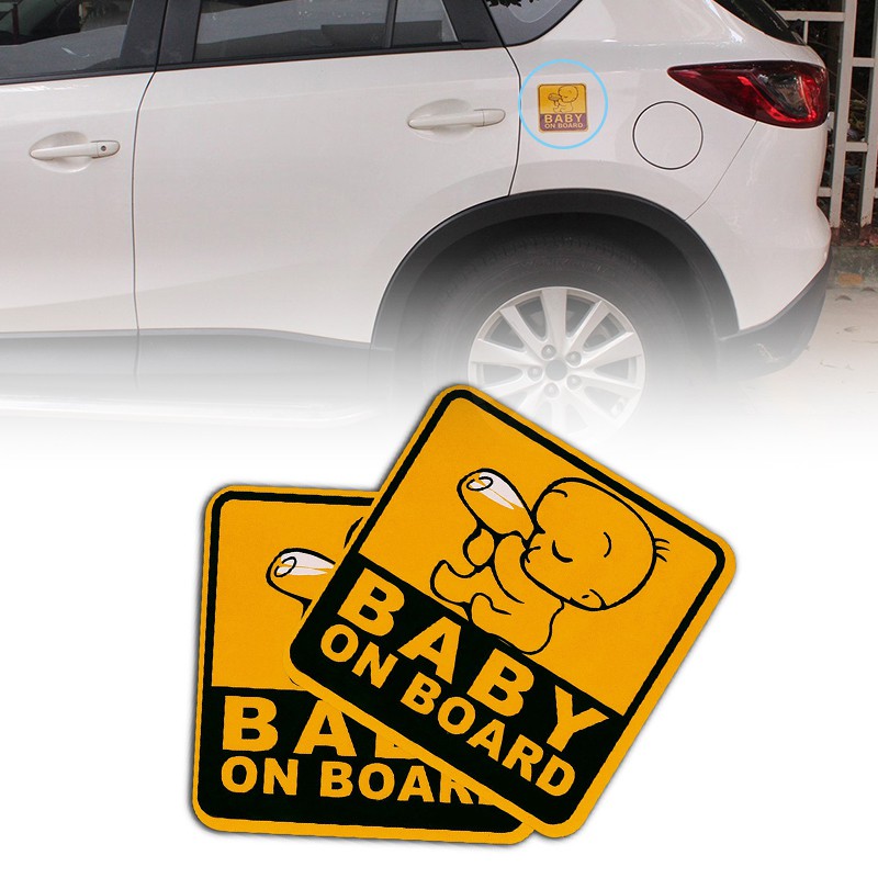 Baby ob board bumper car sticker funny decal | Shopee Philippines