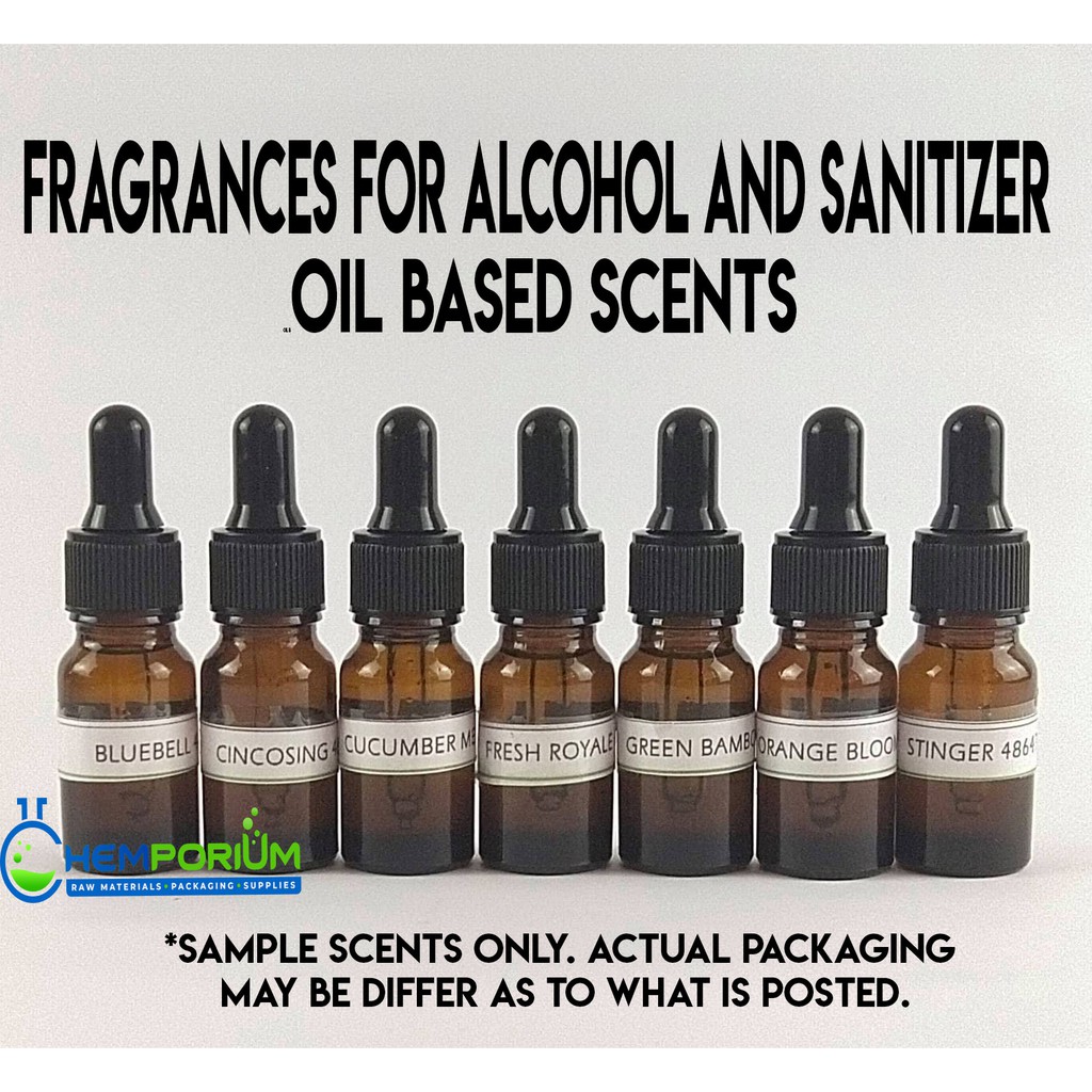 Fragrance for Alcohol, Sanitizer, Disinfectant | Oil-Based Scents ...