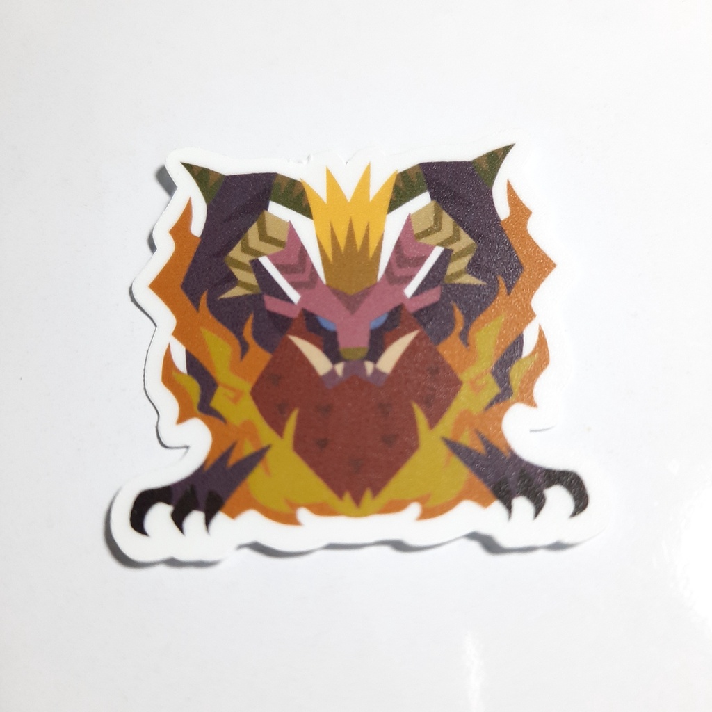Monster Hunter World Stickers (Elder Dragons/Collab Monsters) | Shopee ...