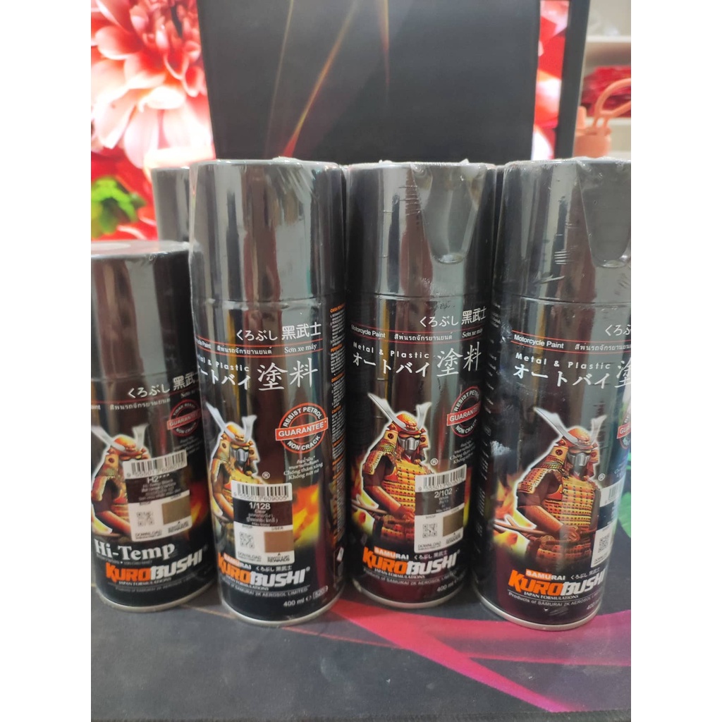 SAMURAI Spray Paint (H210) 400ml | Shopee Philippines