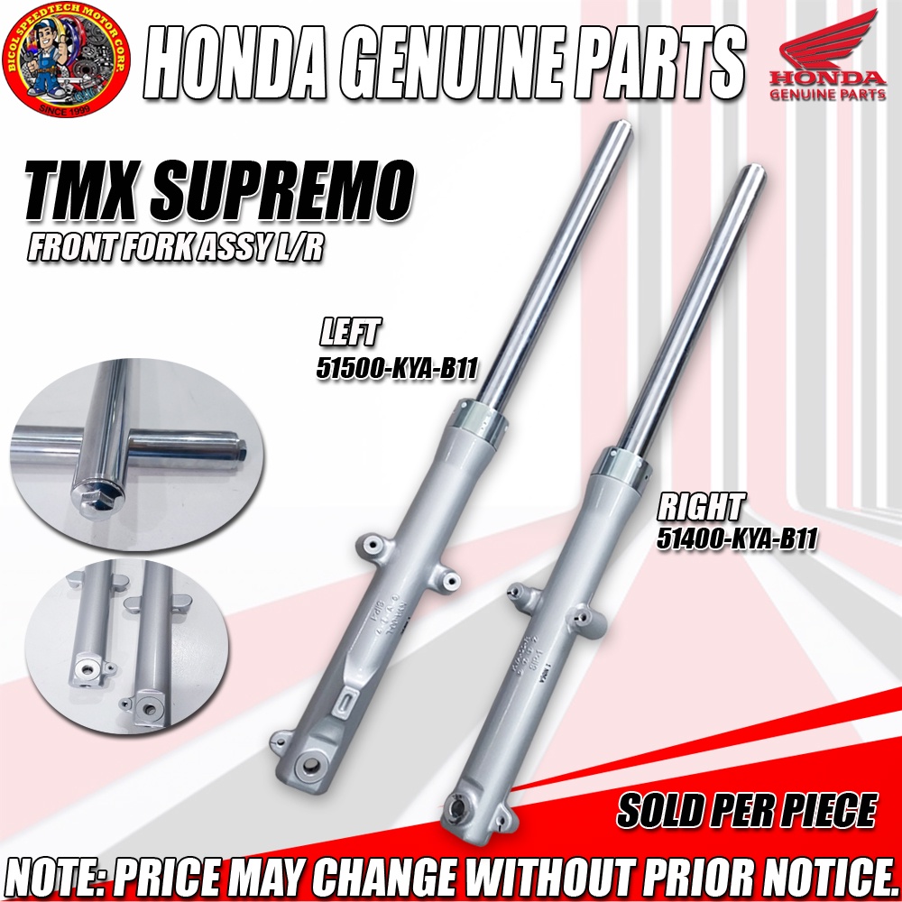 TMX SUPREMO FRONT FORK ASSY (HPI) (GENUINE: 51400-KYA-B11 -RIGHT ...