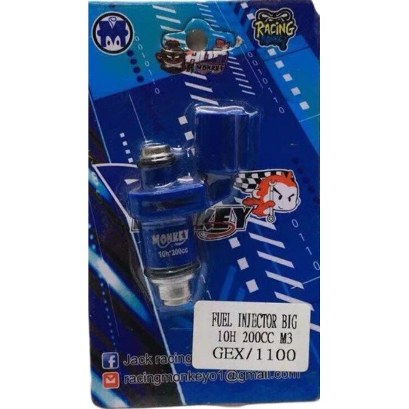 RCM MIO I 125/M3 FUEL INJECTOR BIG 10HOLES 160cc 180cc 190cc 200cc ...