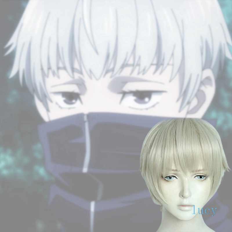 Lucyshiu Anime Jujutsu Kaisen Inumaki Toge Inumaki Cosplay Costume Wig ...