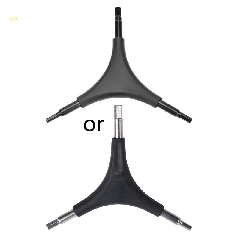 SUN 4/5/6mm 3-Way Hex Wrench Bicycle Spanner Repair Tool Trigeminal ...