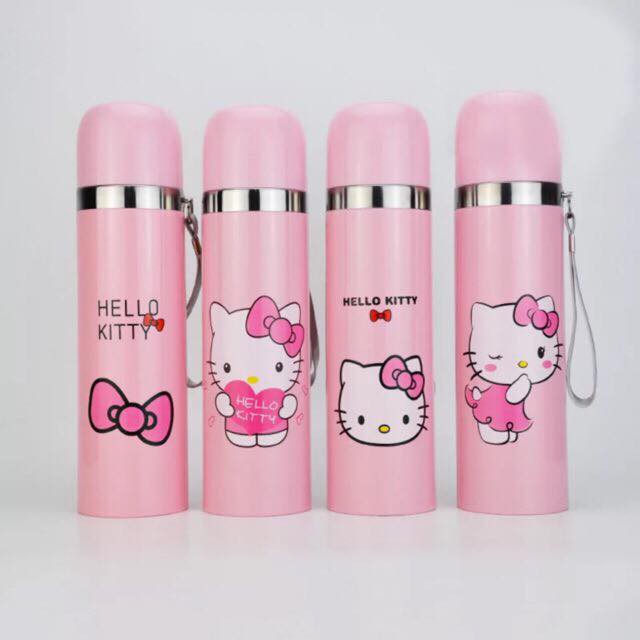 ASKA 500mL Thermos Tumbler Stainless Steel Hot And Cold Hello Kitty ...
