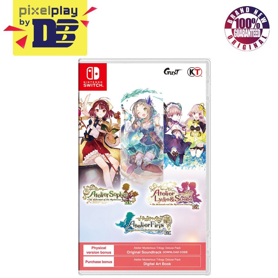 Nintendo Switch Atelier Mysterious Trilogy Deluxe Pack (ASIAN) | Shopee ...
