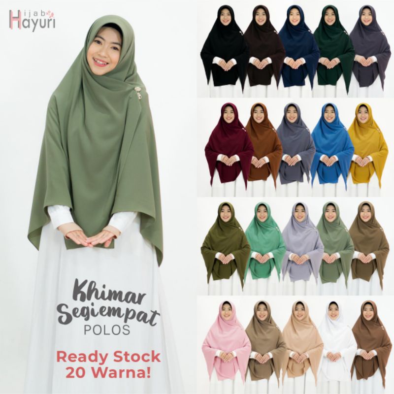 Hijab Polos [120X 120cm] ORIGINAL HIJAB | Shopee Philippines