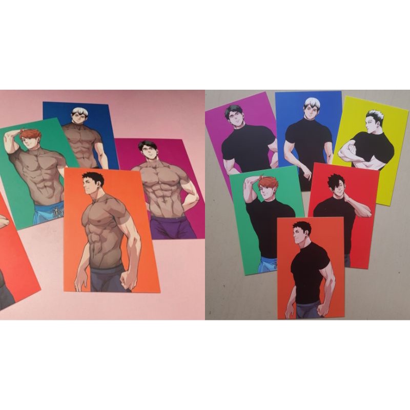 Magic Posca Haikyuu Thermal Posca Magic Postcard Bokuto Kotaro Shinsuke