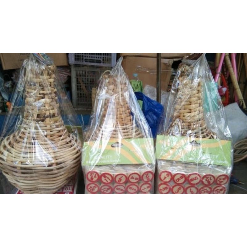wooden chips Bingo & Rattan shaker/Alugan ONLY | Shopee Philippines