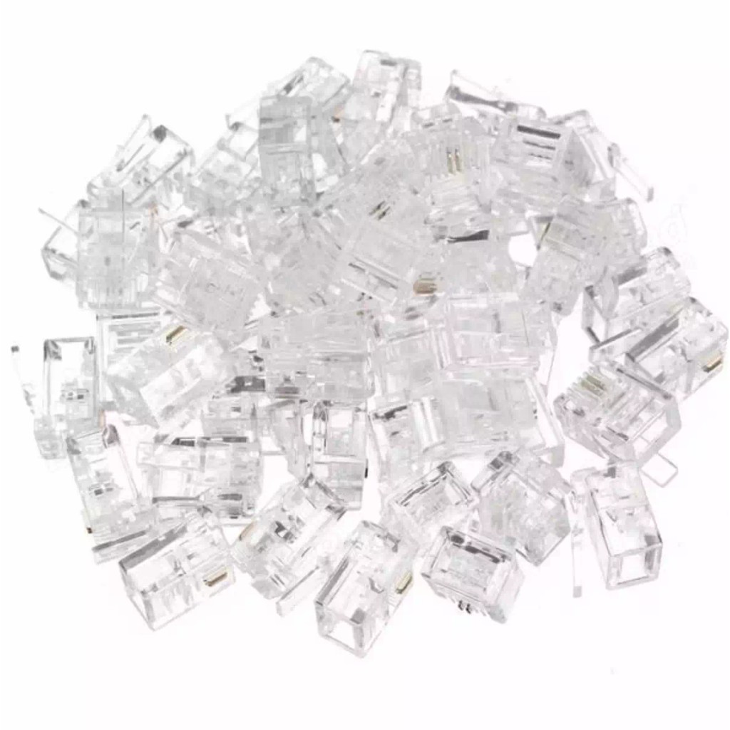 (100 pcs) Rj45 Connector rj 45 Connector Cat5e Cat5 E High Quality ...