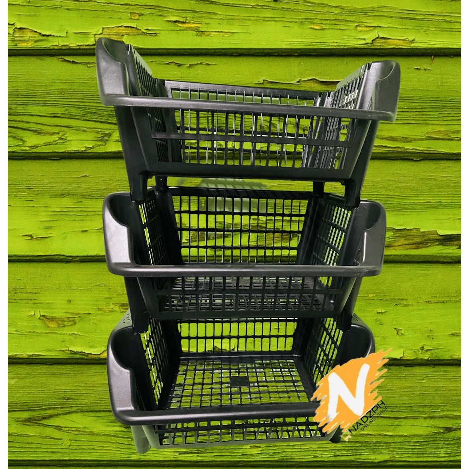 3pcs High Quality Multipurpose Stackable Racks Storage Racks Multi ...