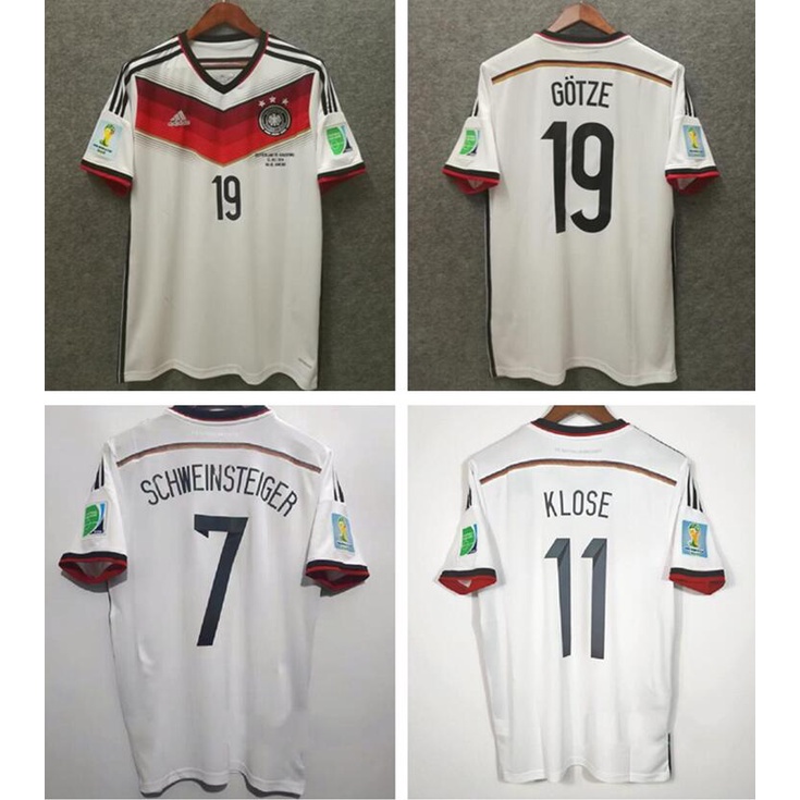 Top quality 2014 World Cup finals Germany home Retro Soccer Jersey 11 ...