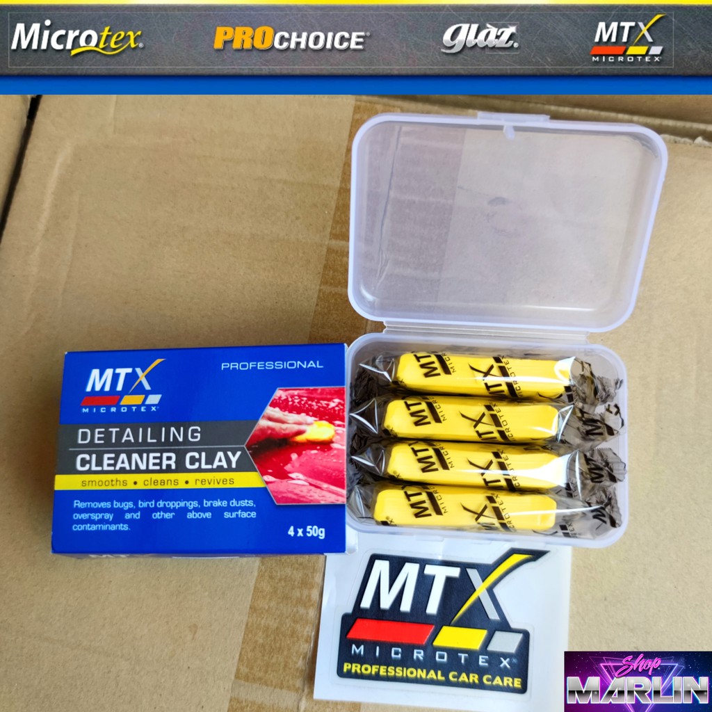 Microtex Detailing Cleaner Clay Bar Pro Yellow 200g | Shopee Philippines