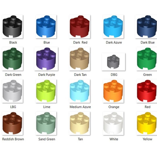 LEGO Part: Round Brick 2x2 D24 | Shopee Philippines