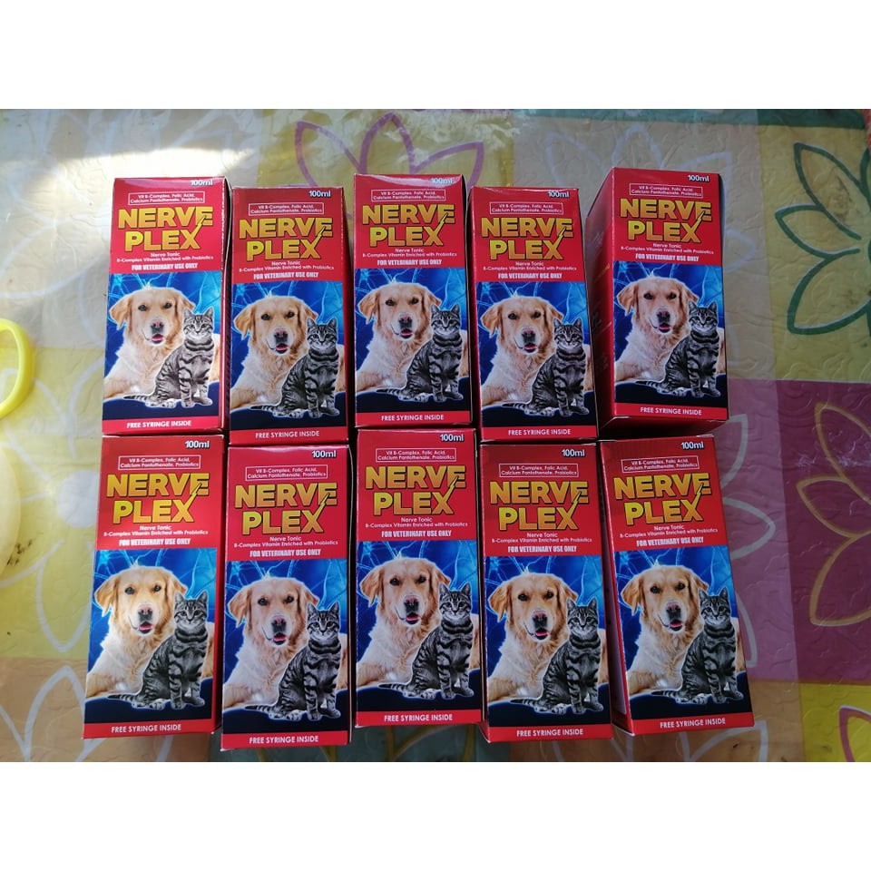 10 bottles of NERVE PLEX VITAMIN SUPPLEMENT FOR DOG&CAT /BITAMINA NG ...