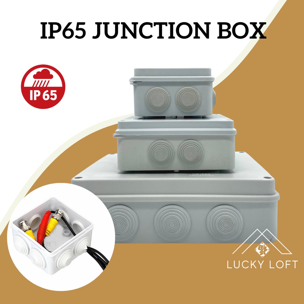 4x4, 6x6, 8x10 Weatherproof Junction Box with Rubber knockouts for ...