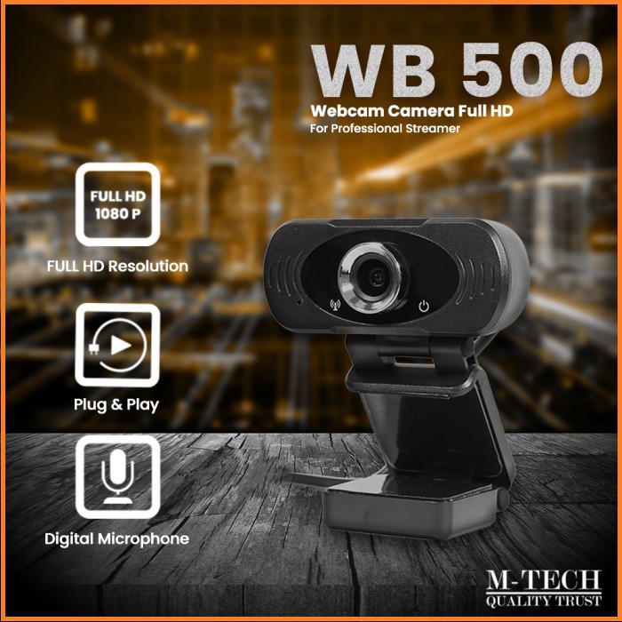 ORIGINAL M-TECH WB500 Webcam Web Camera 1080P Full HD | Shopee Philippines
