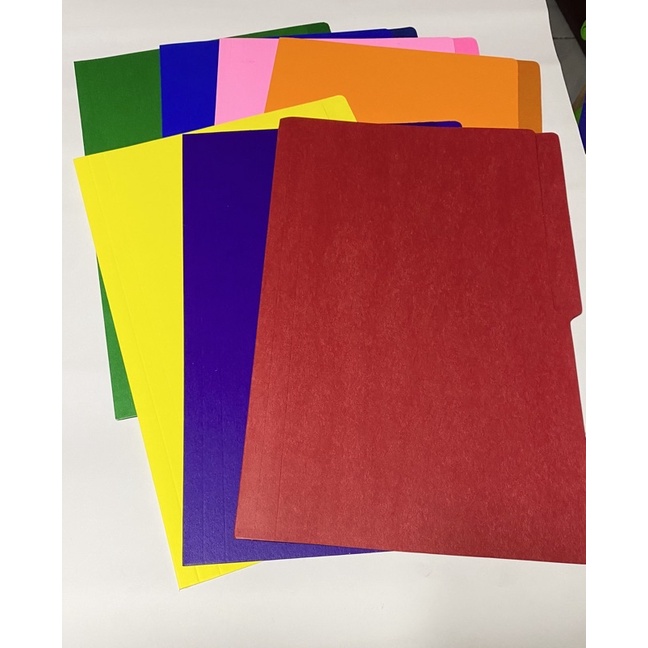 Colored Folder Long / short 10pcs per pack | Shopee Philippines