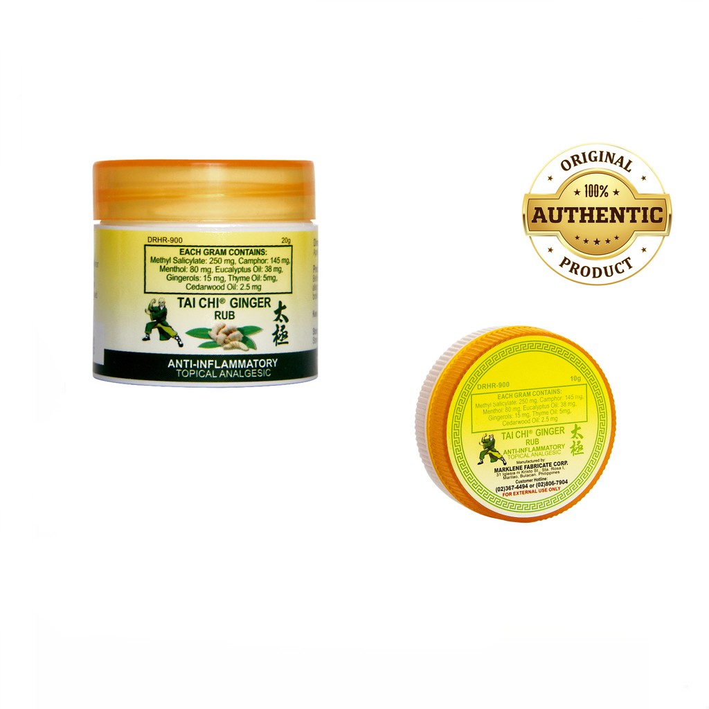 Tai Chi Ginger Rub Topical Analgesic | Shopee Philippines