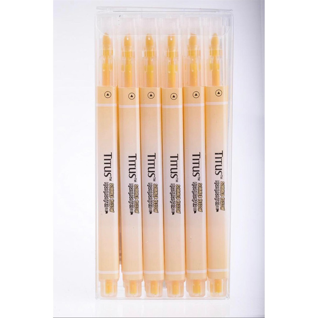 12pcs Titus Single Highlighter | Shopee Philippines