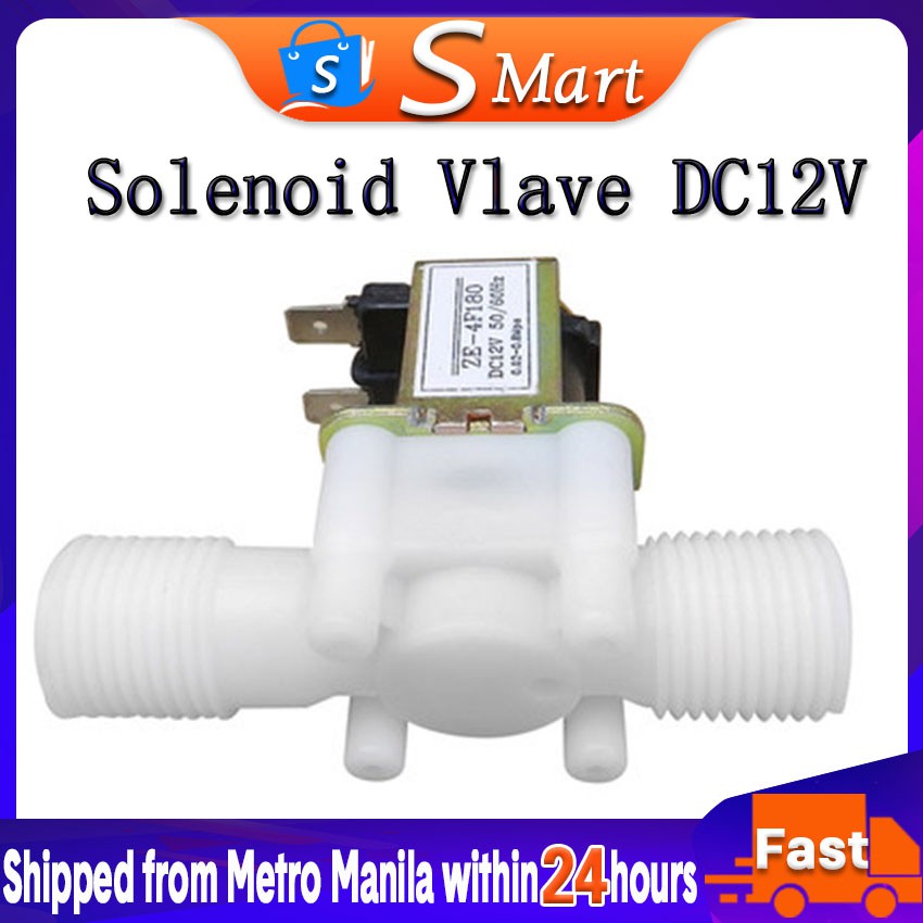 12V DC Normally Closed Water Solenoid Valve Electric Valve Water ...