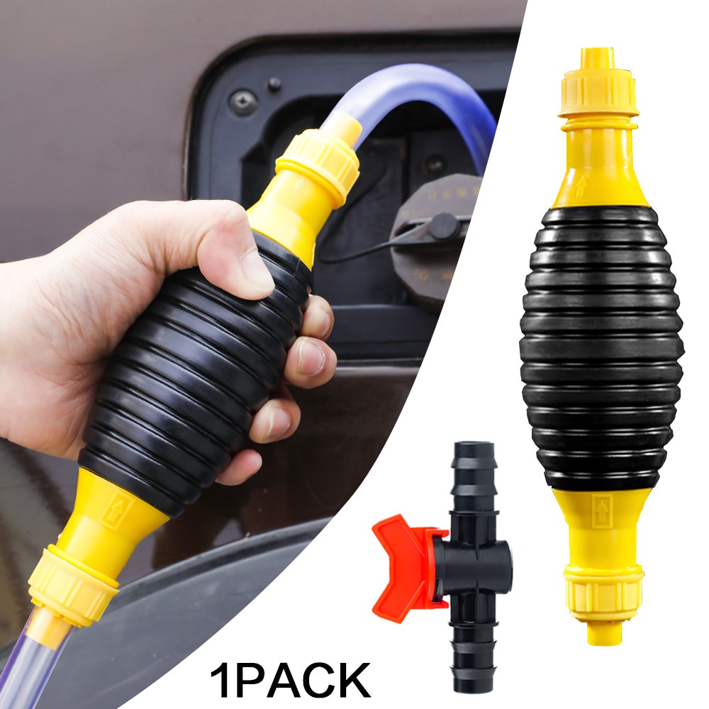 1Pack Manual Fuel Pump No Clamps Required Car Fuel Gas Hand Primer Line ...