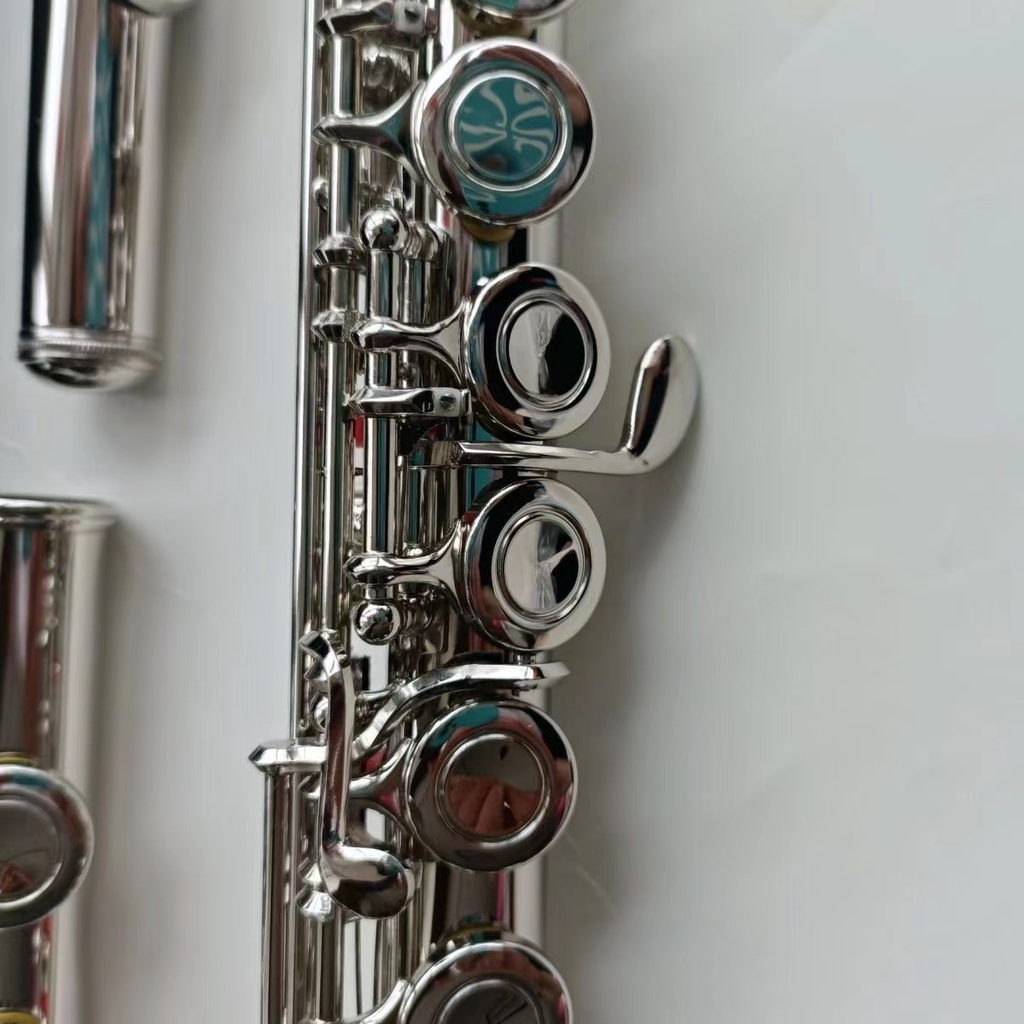 YAMAHA YFL-211SL Nickel Silver Flute Original Authentic 16 Closed Cell ...