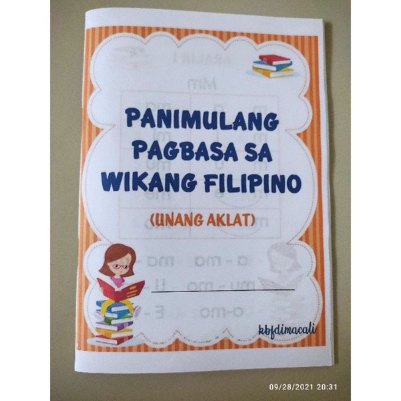 Panimulang Pagbasa sa Wikang Filipino BOOKLET | Shopee Philippines