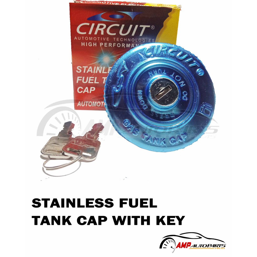 CIRCUIT STAINLESS FUEL TANK CAP WITH KEY (SFTC 35MM & 33mm & 37mm ...