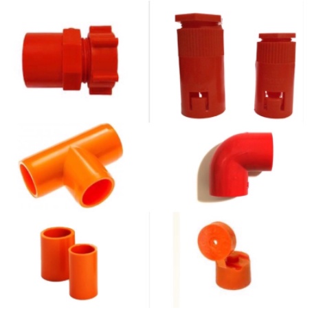 Pvc orange flexible hose adaptor hose connector. Pvc orange adaptor ...
