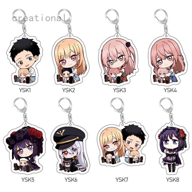 Sweet Anime Kaguya sama: Love Is War Keychain Fujiwara Chika Shinomiya ...