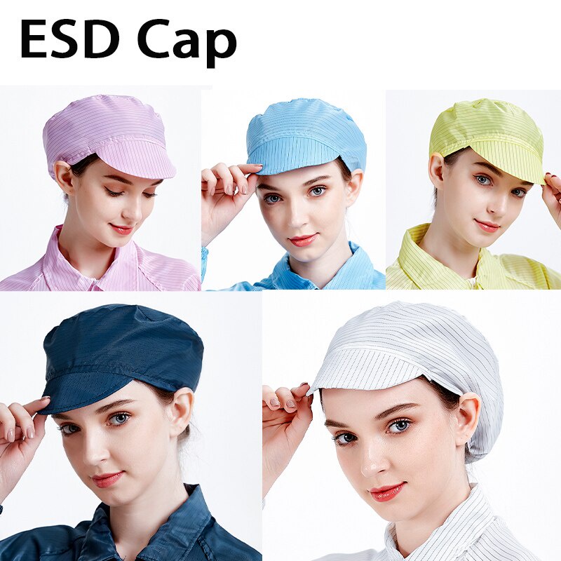 ESD Cap Anti-static Cap Hat Static Hat Cap Work Cap Dust Cap | Shopee ...
