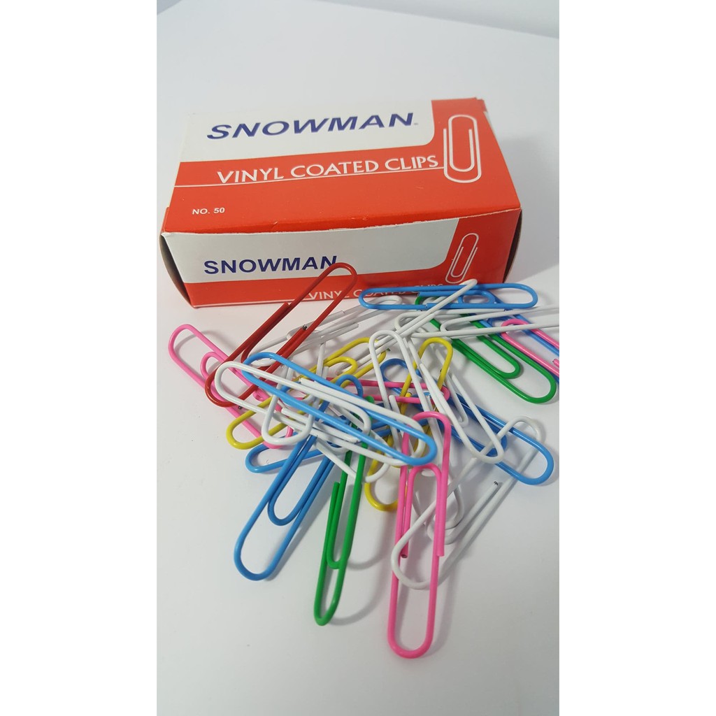 1 BOX PAPER CLIP VINYL COATED No.50 (Big) | Shopee Philippines