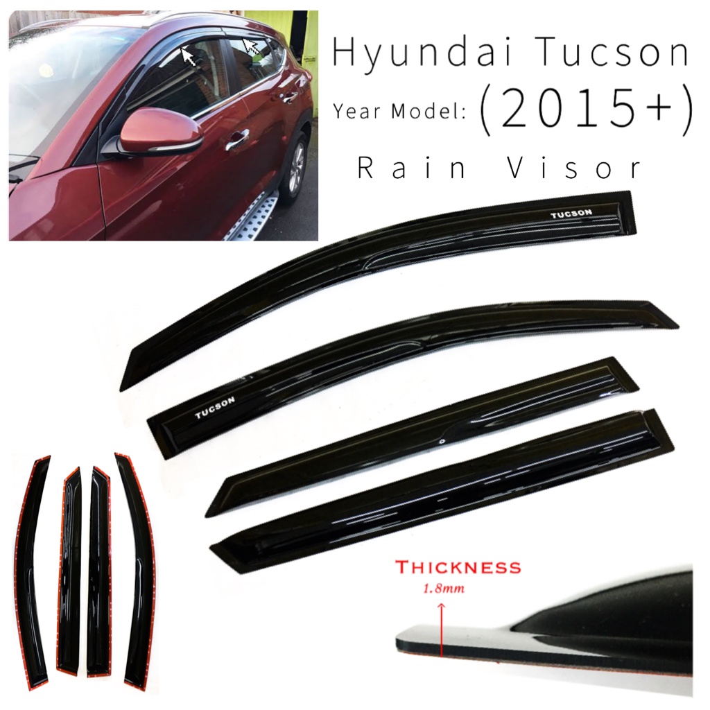 LD HYUNDAI TUCSON 2015 2016 2017 2018 2019 2020 2021 2022 2023 RAIN ...