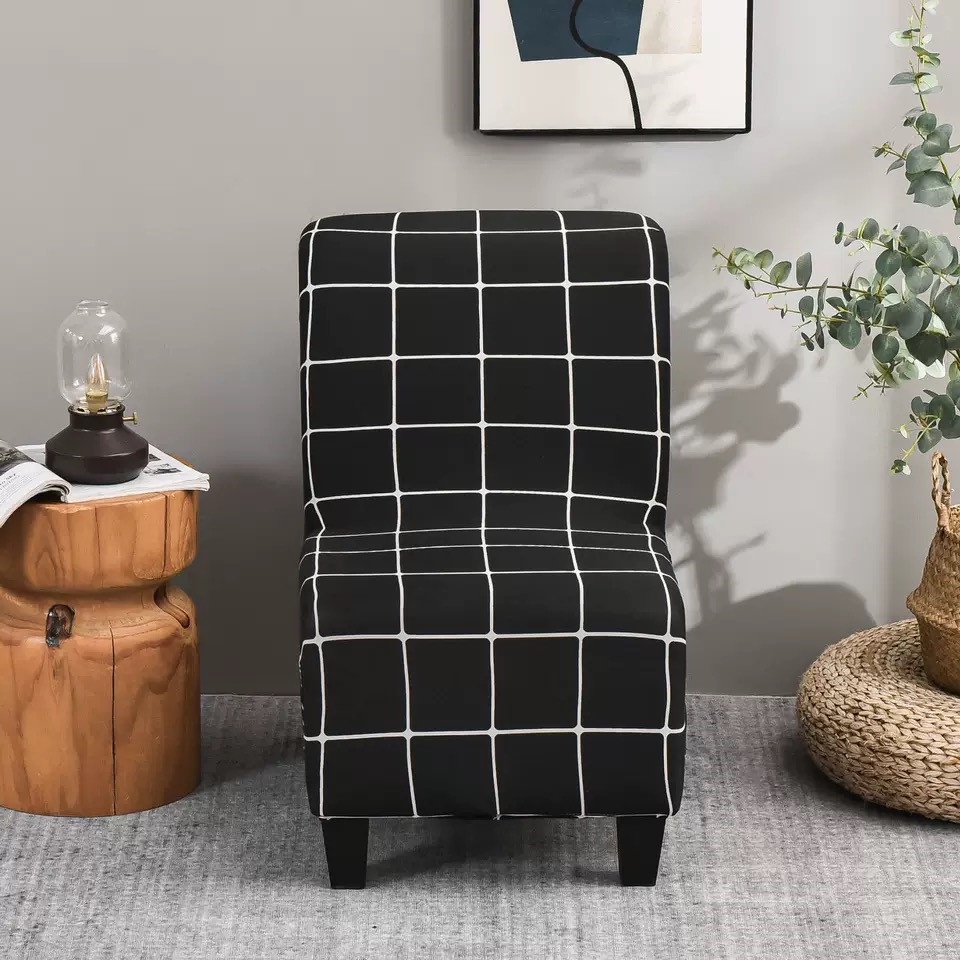 COD Armless Sofa Cover Armless Chair Cover Small Sofa Cover Single Sofa ...