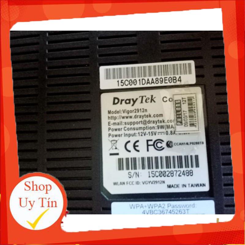 Used Draytek Vigor 2912N 300Mbps load balancer | Shopee Philippines