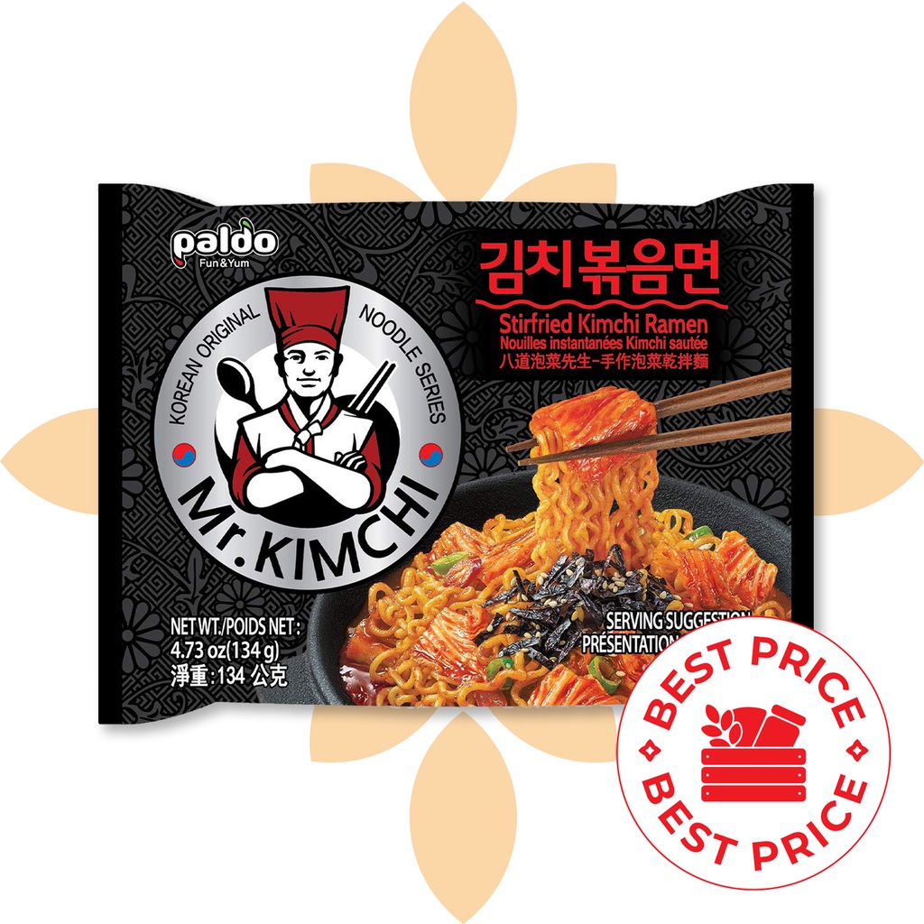 Paldo - MR.KIMCHI STIRFRIED RAMYUN - 134 GR (Korean Instant Noodle ...