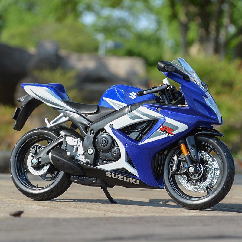 Maisto 1:12 Suzuki GSX-R750 Diecast Alloy Motorcycle Model Toy | Shopee ...