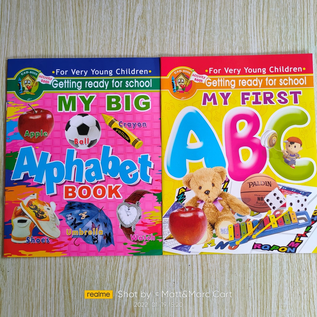 Activity Book ALPHABETS ABC tracing and learning book | Shopee Philippines