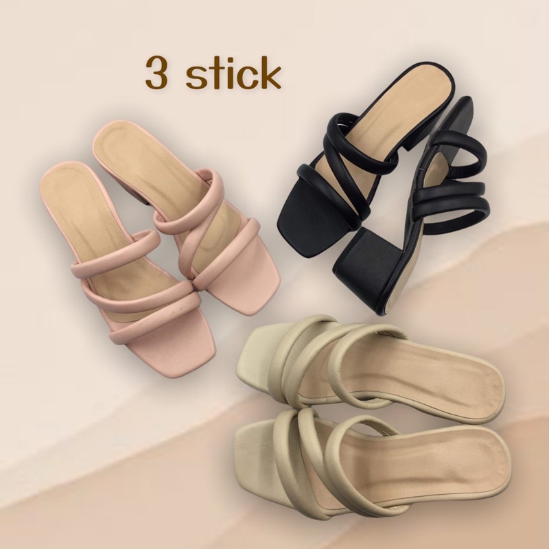 3 STICK High heels Sandals for Women - Liliw Made | Shopee Philippines