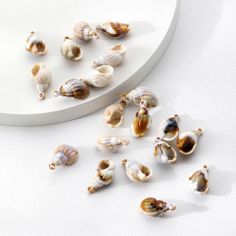 20Pcs Conch Pendant Shell Charms Beads for Bracelet Necklace Jewelry ...