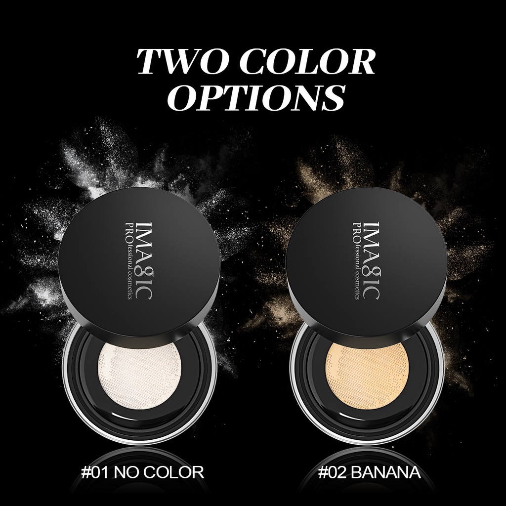 IMAGIC Face powder Matte Oil Control Long-lasting Smooth 3 Colors Loose ...