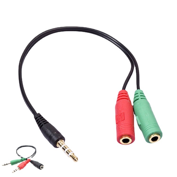 3.5MM Jack Audio Splitter Cable 2 In 1 Extension Audio Splitter For G58 ...