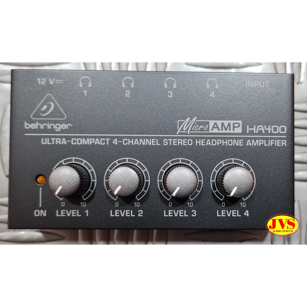 Behringer HA400 Microamp 4 channel headphone amplifier | Shopee Philippines