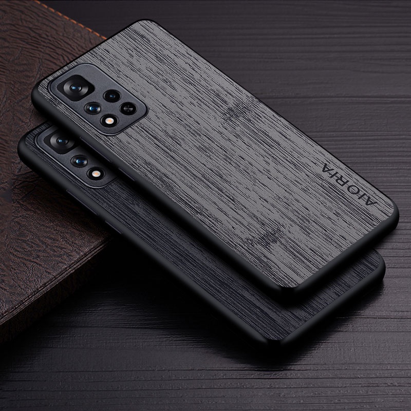 Case for Xiaomi Redmi Note 11 Pro 11T 5G funda bamboo wood pattern ...